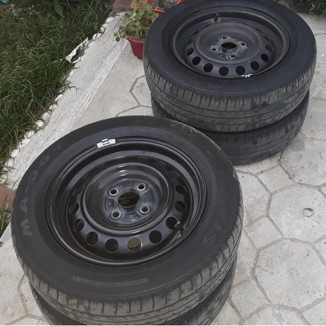 175/65 R14 maxxis tires with steel rims mirage 4pcs. Set DAVAO CITY ...