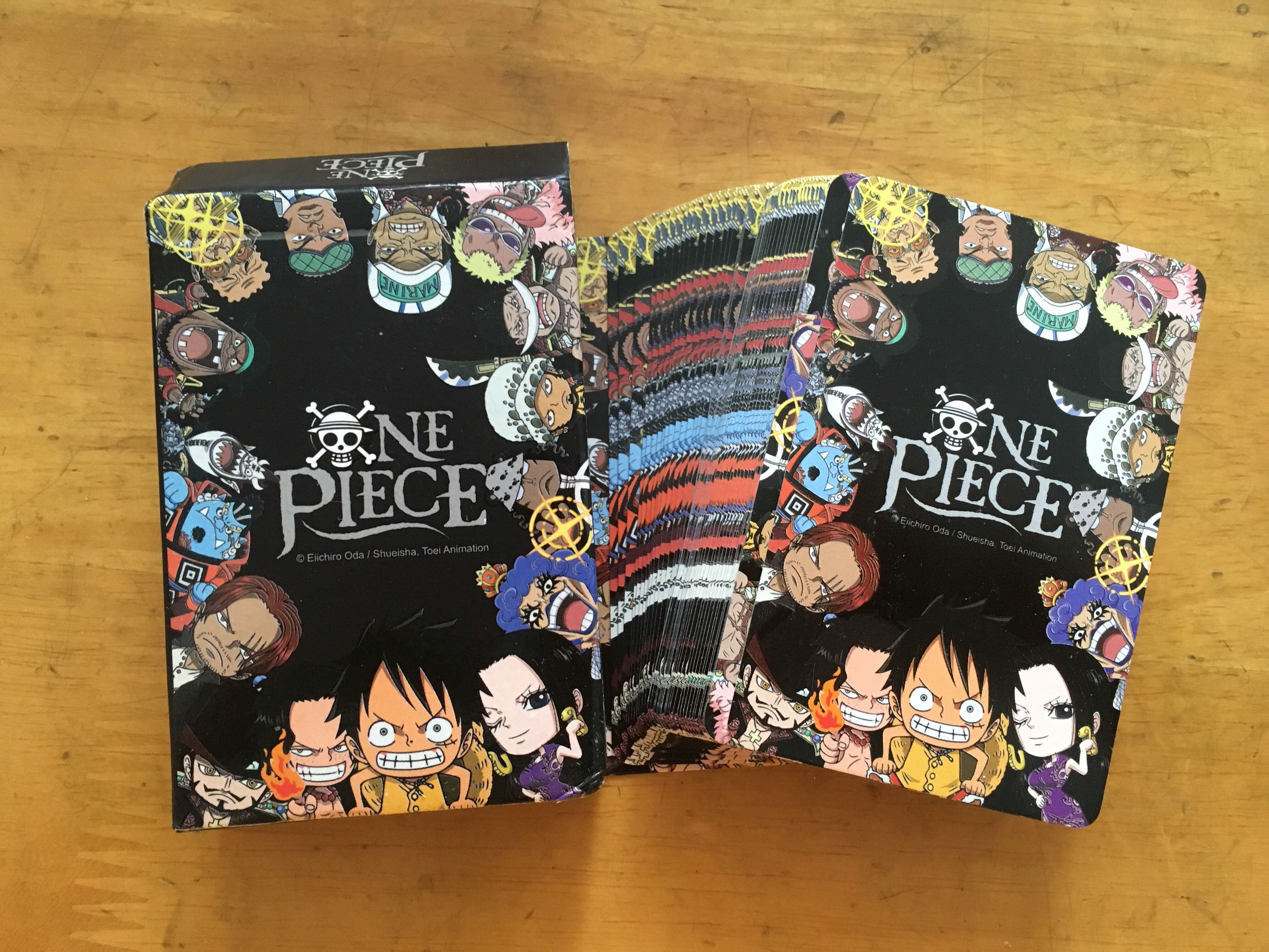 海賊王啤牌 One Piece playing cards, 興趣及遊戲, 收藏品及紀念品, 明星周邊 - Carousell