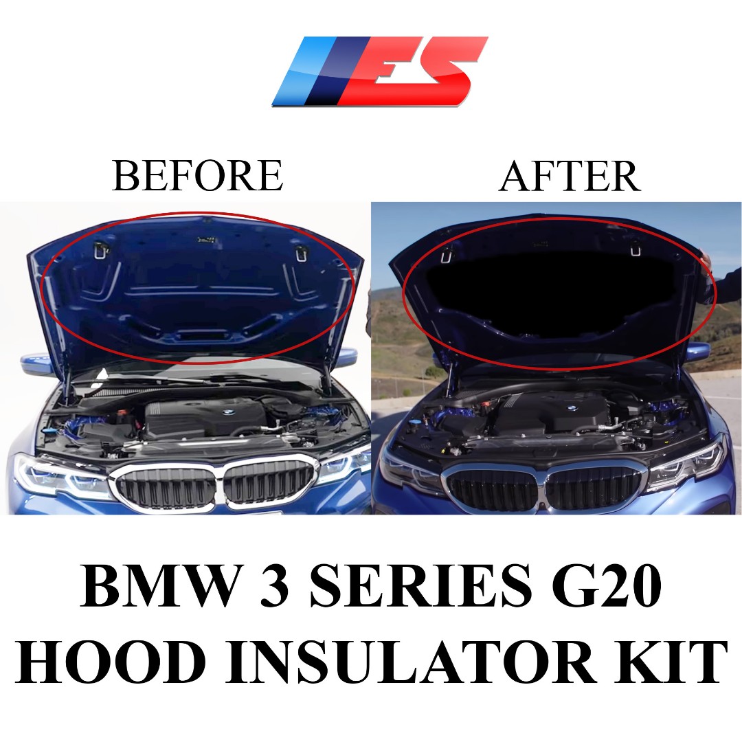 BMW G20 Hood Insulator Set, Car Accessories, Accessories on Carousell