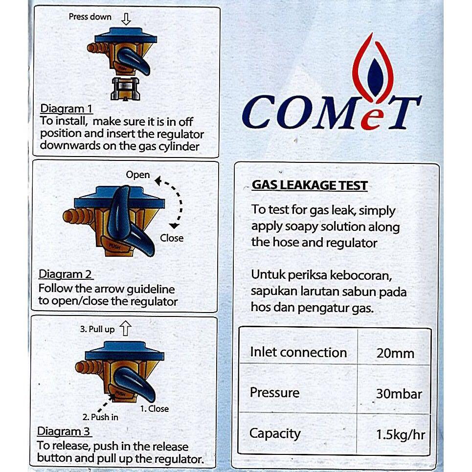 COMET Safety LPG Regulator, Health & Nutrition, Medical Supplies ...