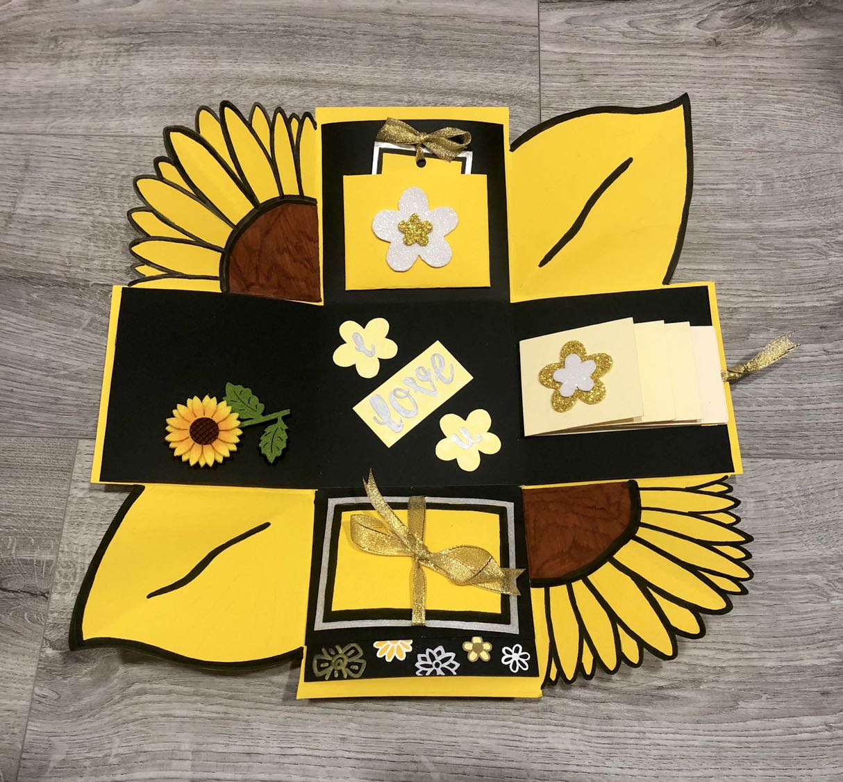 Customized Explosion Box Card, Hobbies & Toys, Stationery & Craft ...