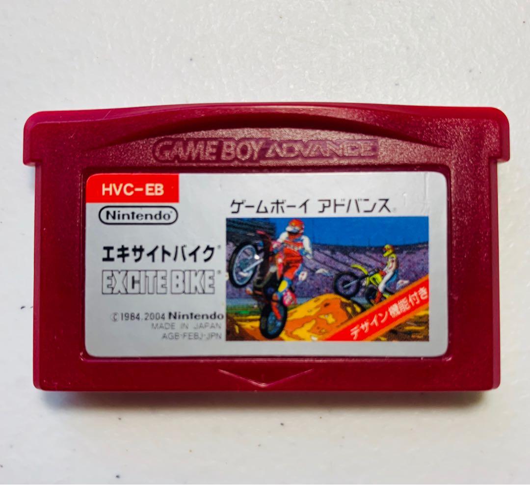 Excite Bike Famicom mini Gameboy Advance, Video Gaming, Video Games ...