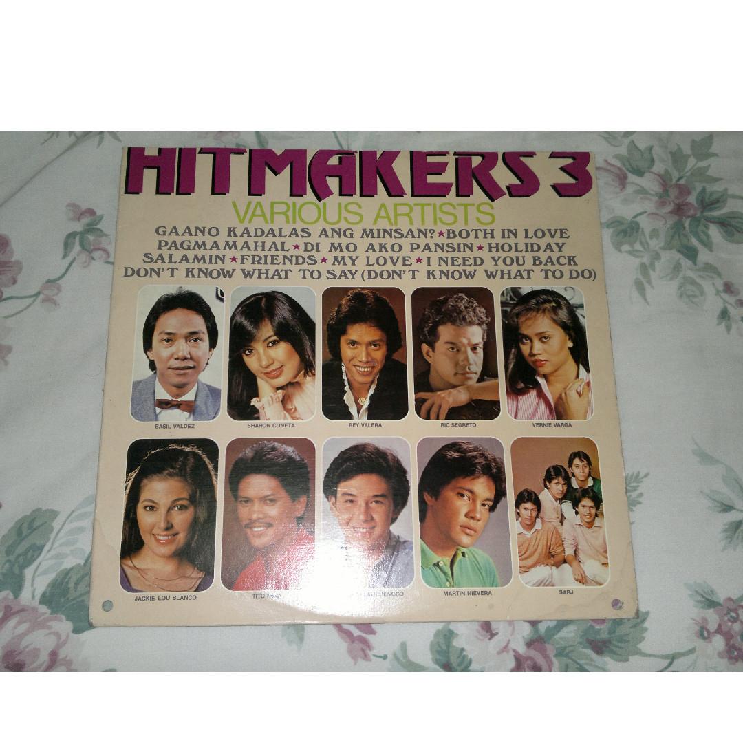 Hitmakers Record 33 Plaka Vinyl Pinoy Pop OPM, Hobbies & Toys, Music ...