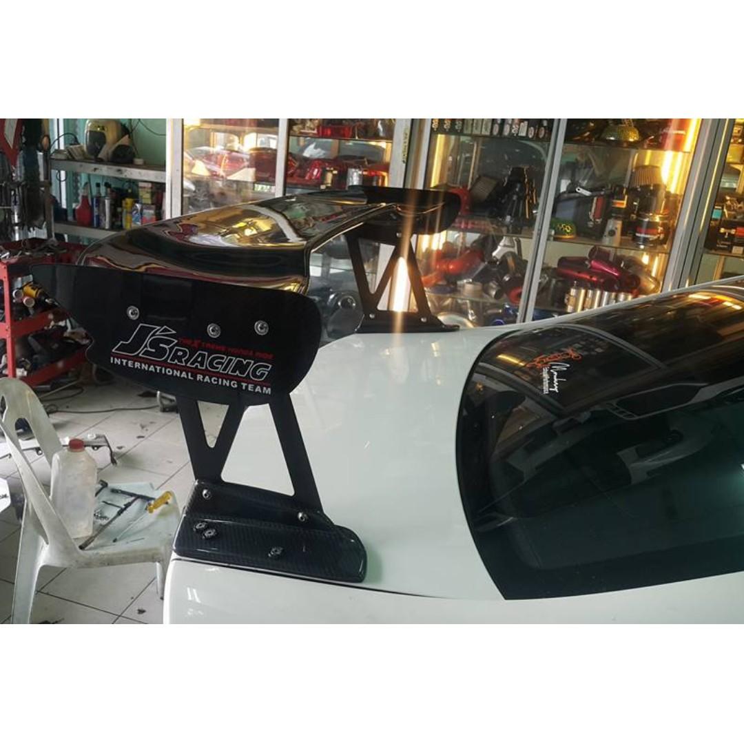honda civic fd fd1 fd2 fd4 fd2r spoiler js racing style gt wing spoiler ...