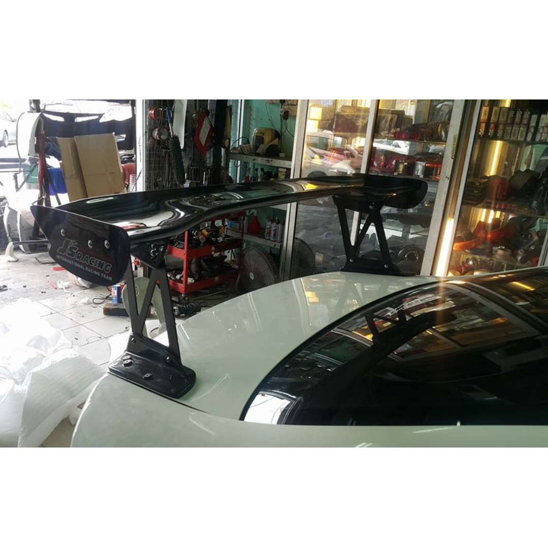 honda civic fd fd1 fd2 fd4 fd2r spoiler js racing style gt wing spoiler ...