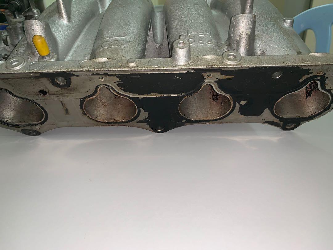 Honda Dc5 type r 6speed intake manifold and throttle body K&N pipe ...