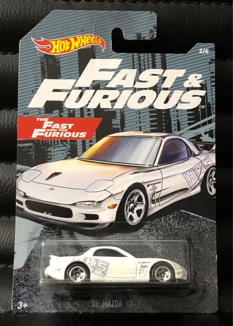 Hot Wheels 2019 Fast & Furious HKS Mazda RX7 White, Hobbies & Toys ...