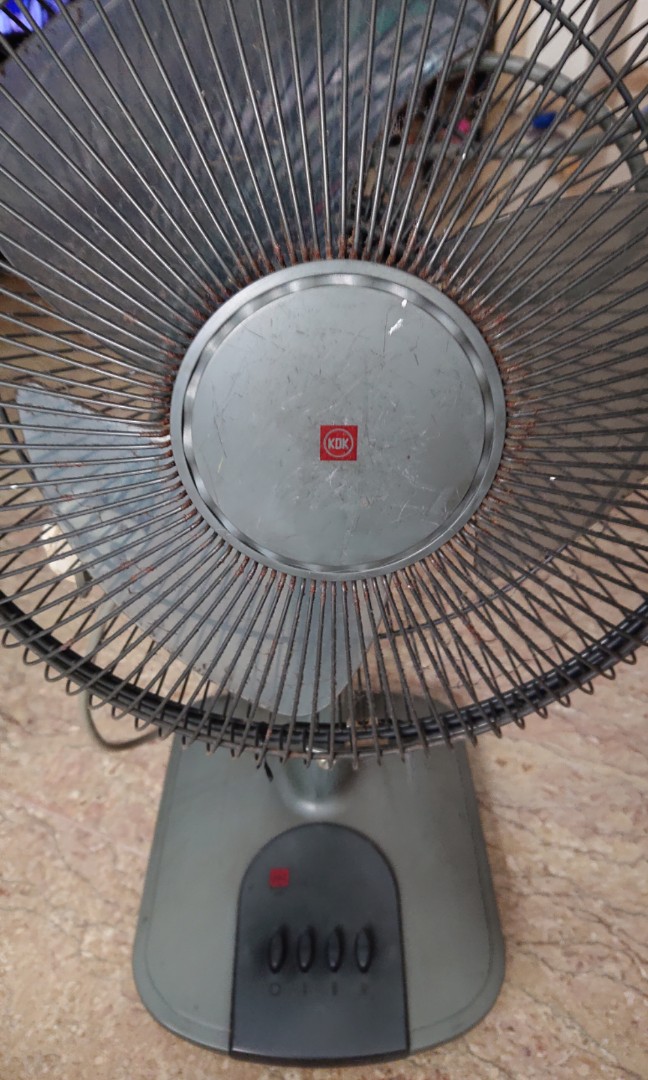 KDK table fan 12", Furniture & Home Living, Lighting & Fans, Fans on ...