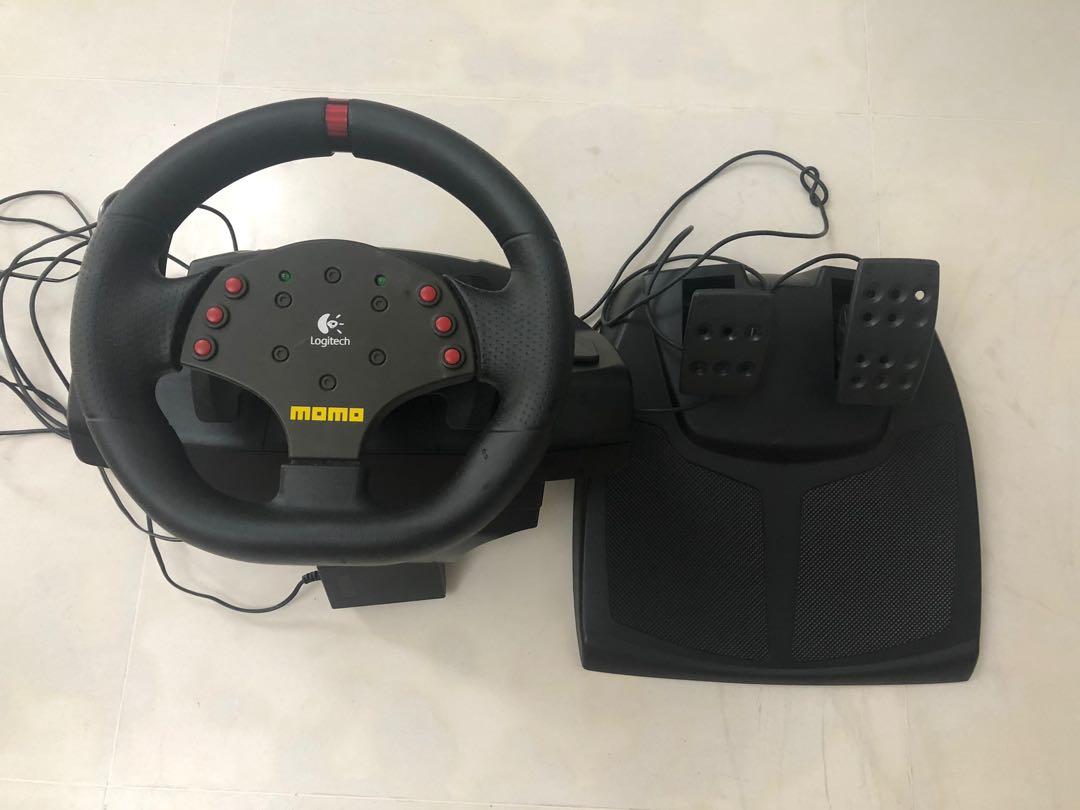Logitech Momo Force feedback Racing Wheel, Toys & Games, Video Gaming ...