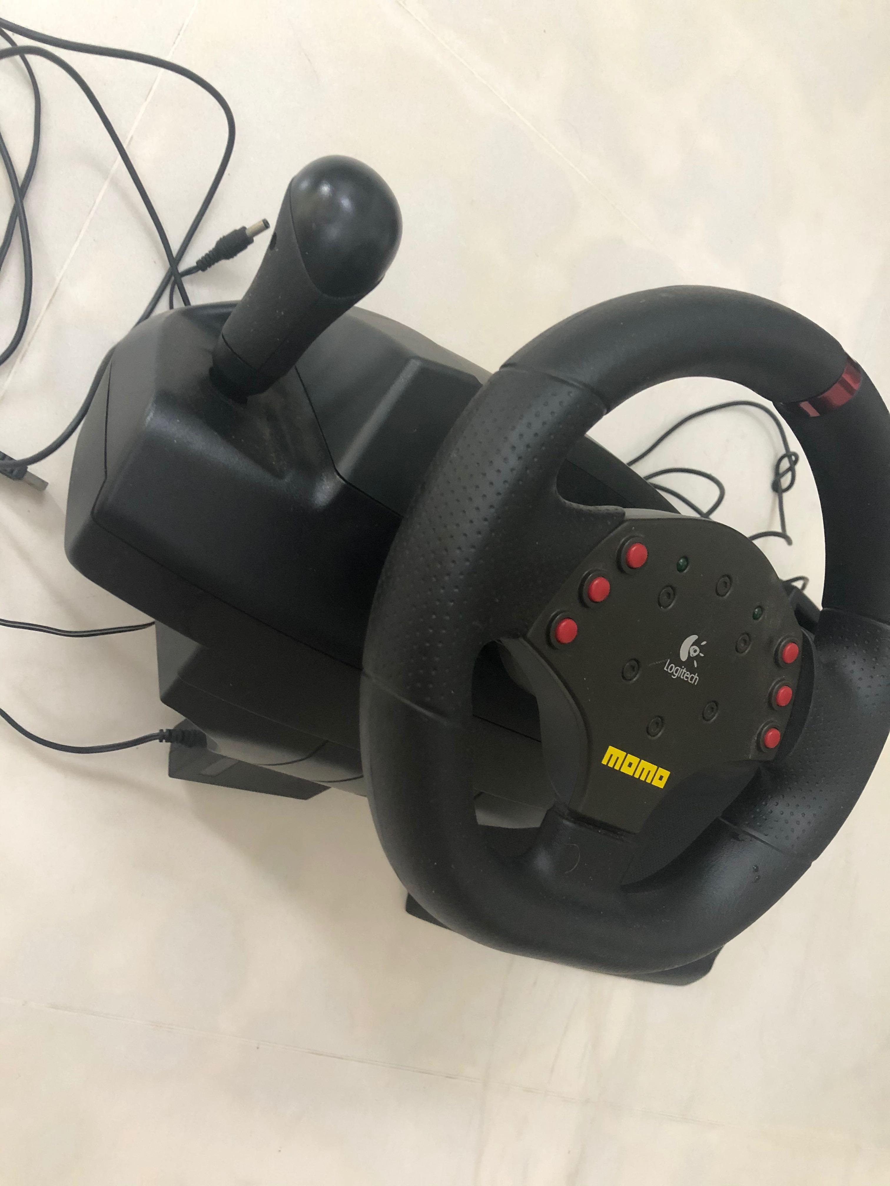 Logitech Momo Force feedback Racing Wheel, Toys & Games, Video Gaming ...