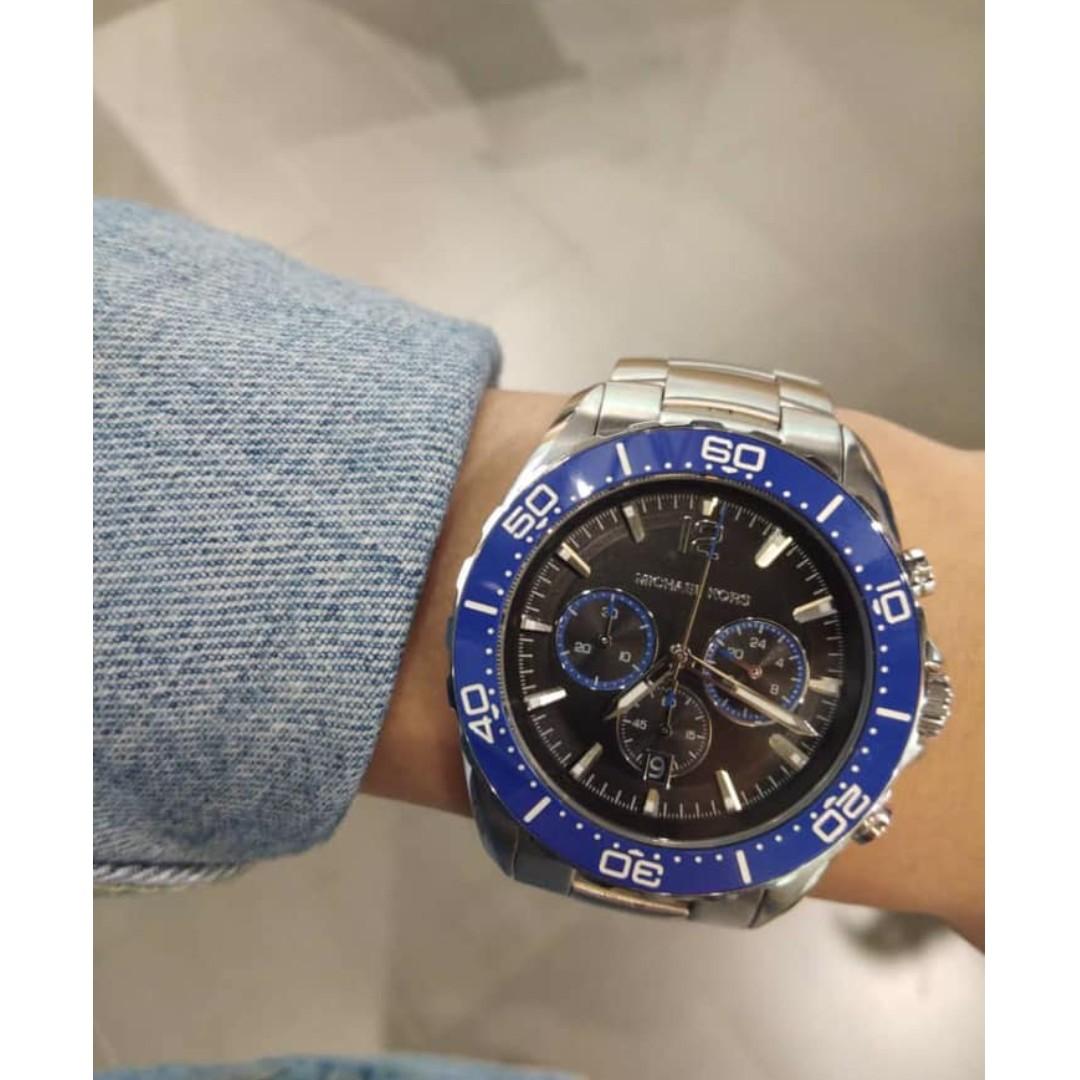 Michael Kors MK8422 Winward Chronograph Black Dial Men's Watch, Men's ...