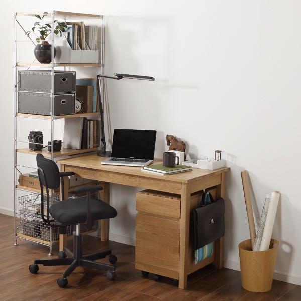 MUJI REAL OAK Study Table (With/Without Chair), Furniture & Home Living ...