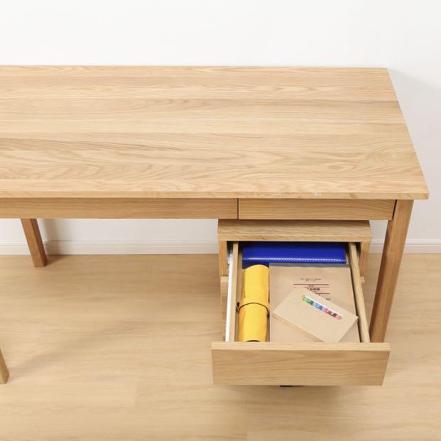 MUJI REAL OAK Study Table (With/Without Chair), Furniture & Home Living ...