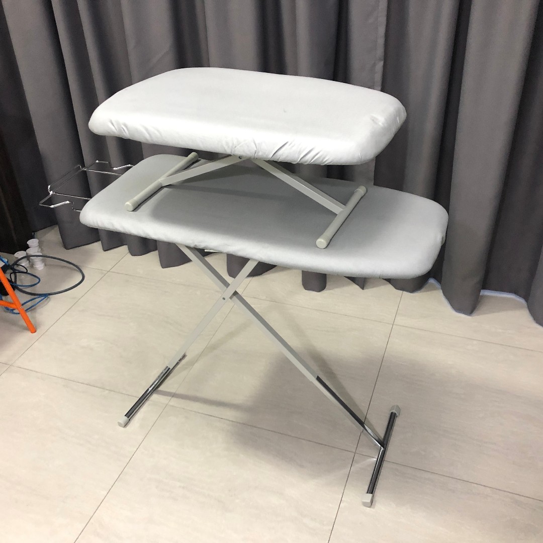 MUJI Steel-Mesh Standing Ironing Board + Stand, Furniture & Home Living ...