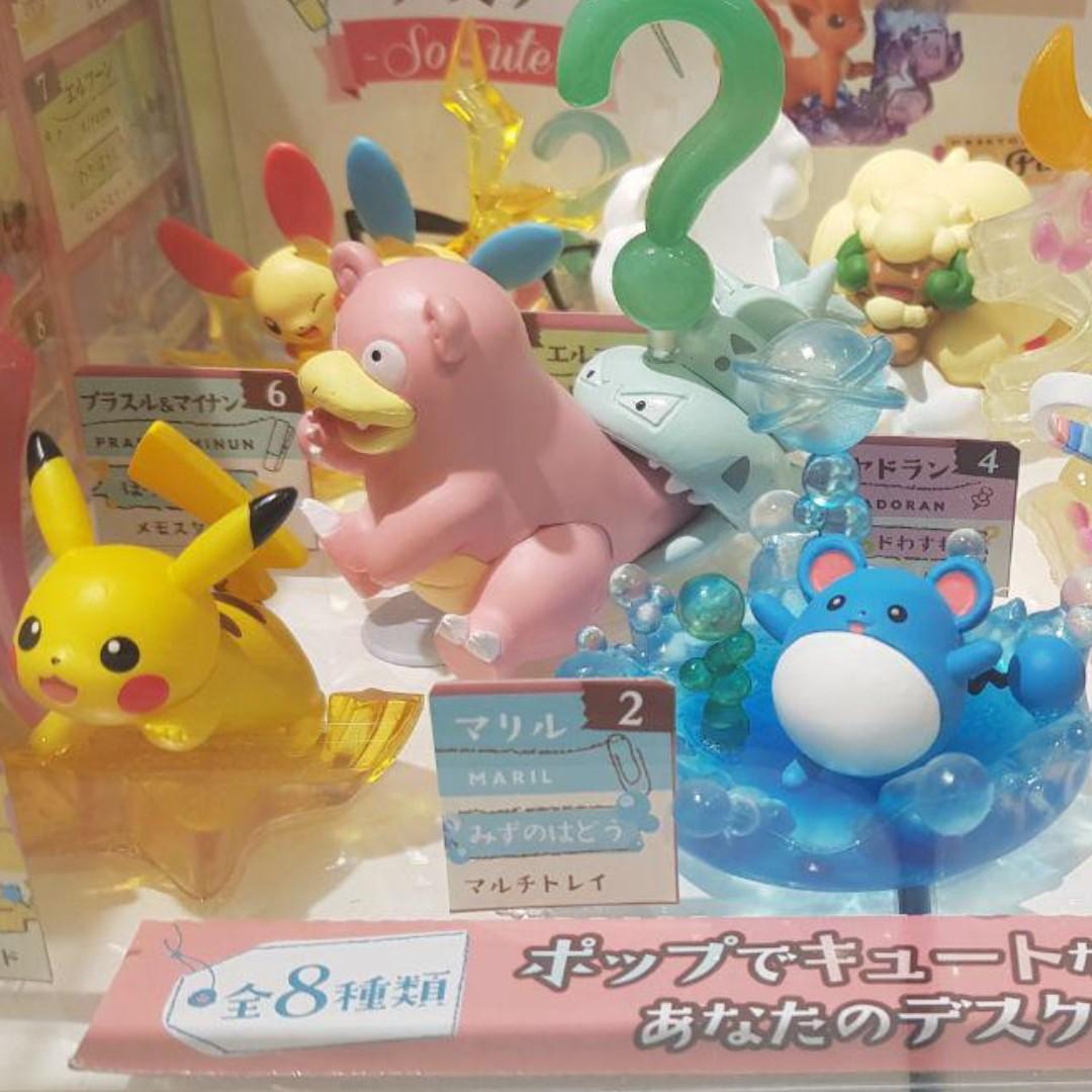 Official Pokemon Desk Figures Stationery (mew pikachu plusle minun ...