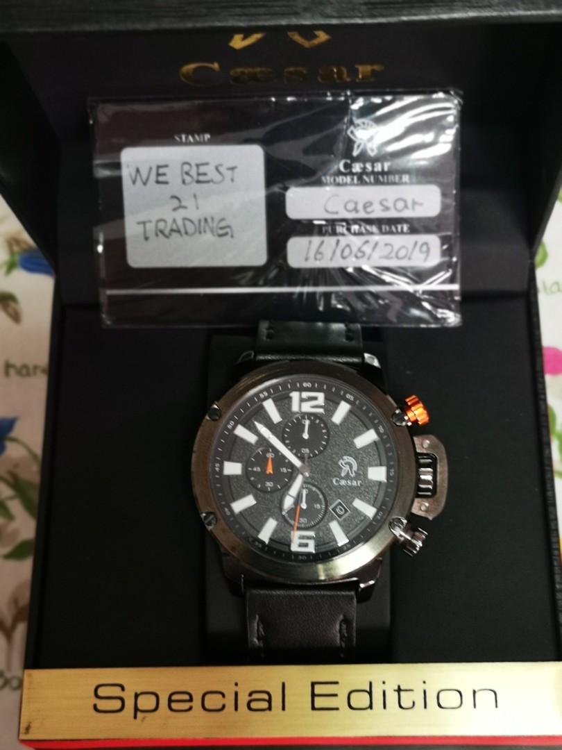Original Caesar chronograph watch, Men's Fashion, Watches & Accessories ...
