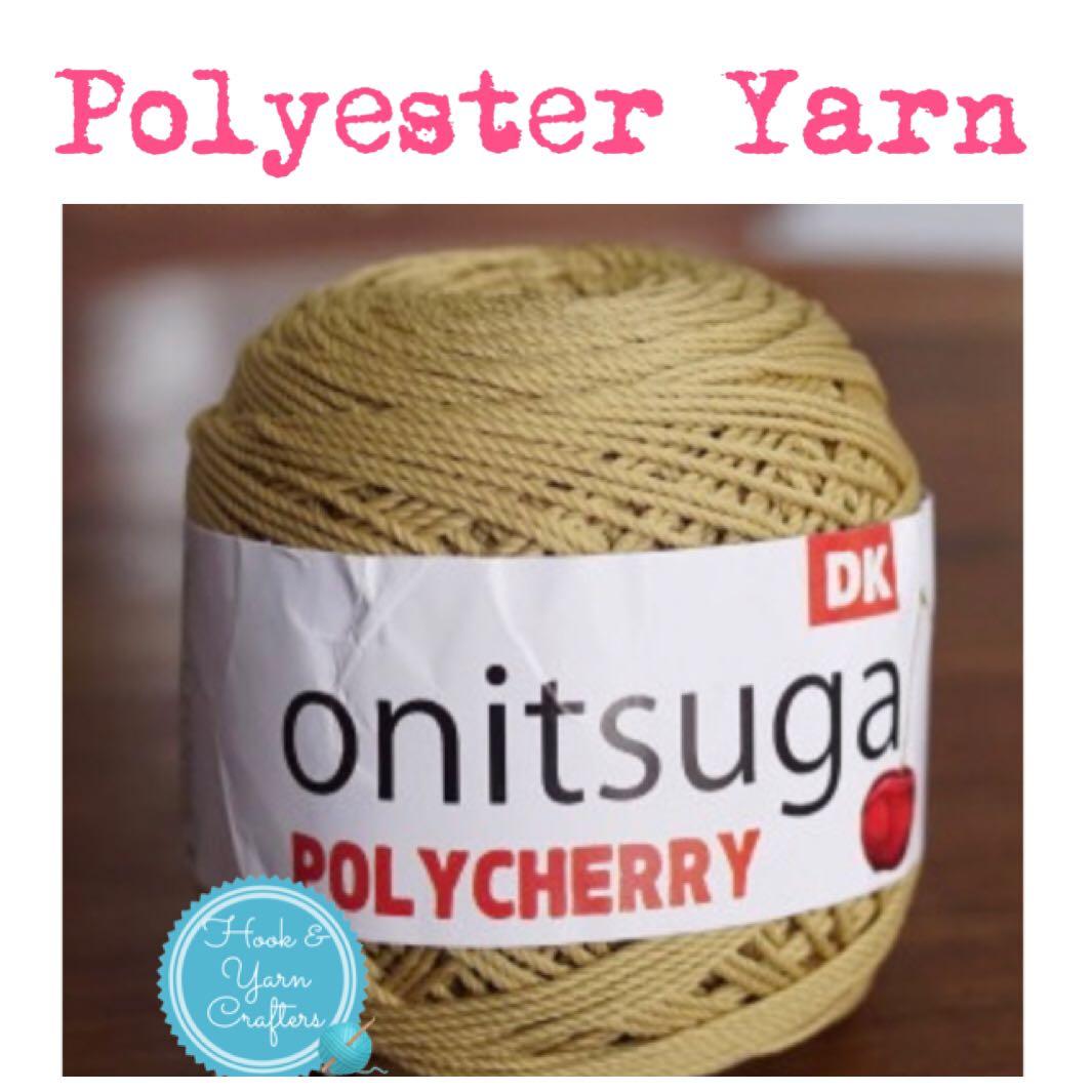 Polyester Yarn / Poly Yarn / DIY Knitting Crochet Yarn, Hobbies & Toys ...