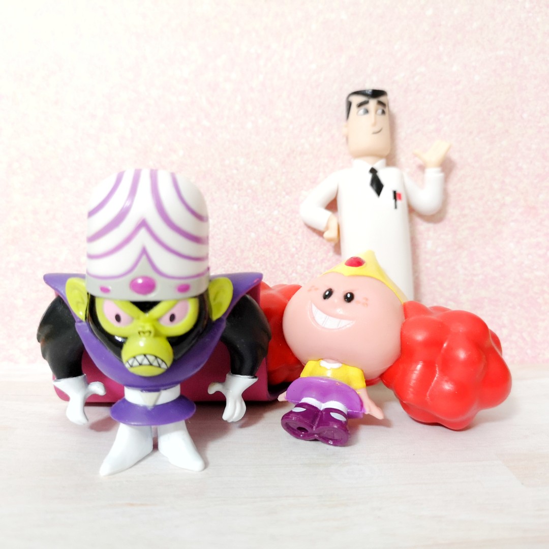 Powerpuff Girls Figurines Mojo Jojo Princess Morbucks Professor