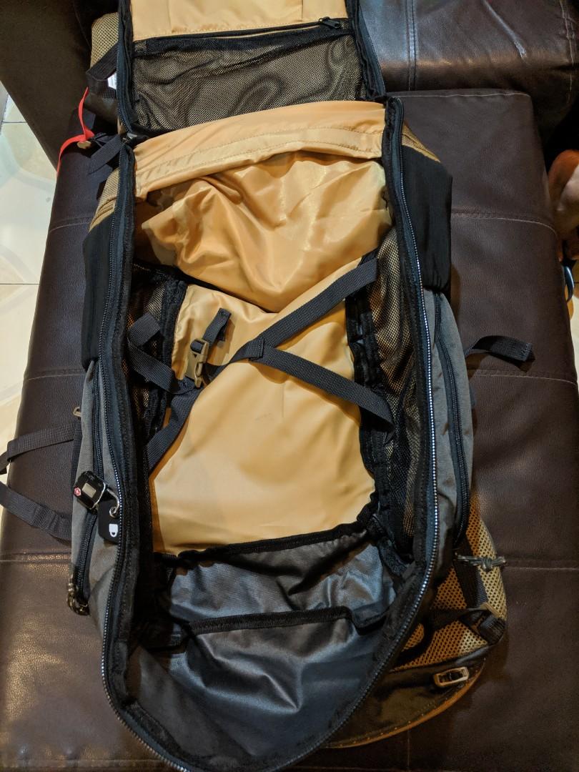 Quechua forclaz 50 liter back pack, Men's Fashion, Bags, Backpacks on Carousell