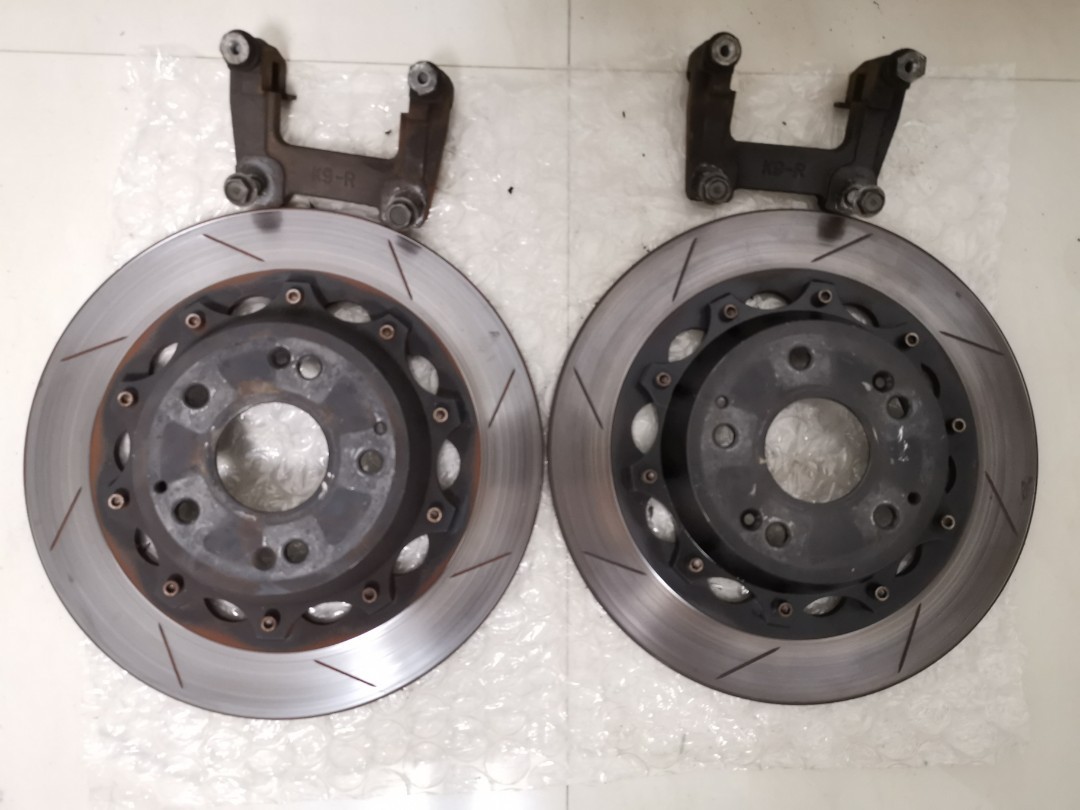 Rear upsized 320mm rotor for Honda Civic fd2r, Car Accessories ...