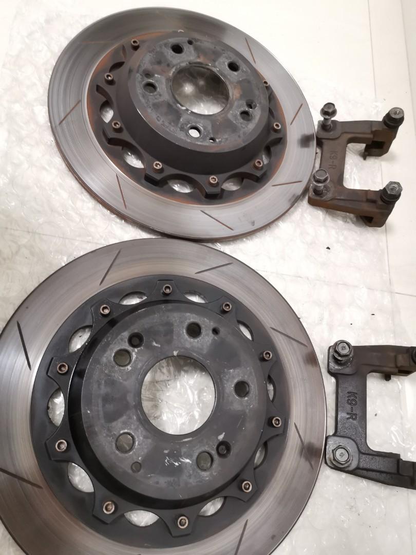 Rear upsized 320mm rotor for Honda Civic fd2r, Car Accessories ...