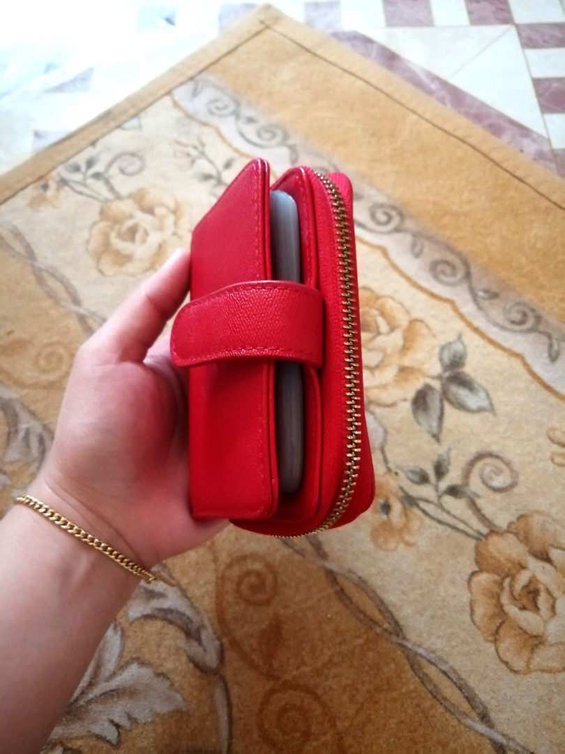 Red Riviera wallet, Women's Fashion, Bags & Wallets, Wallets & Card ...
