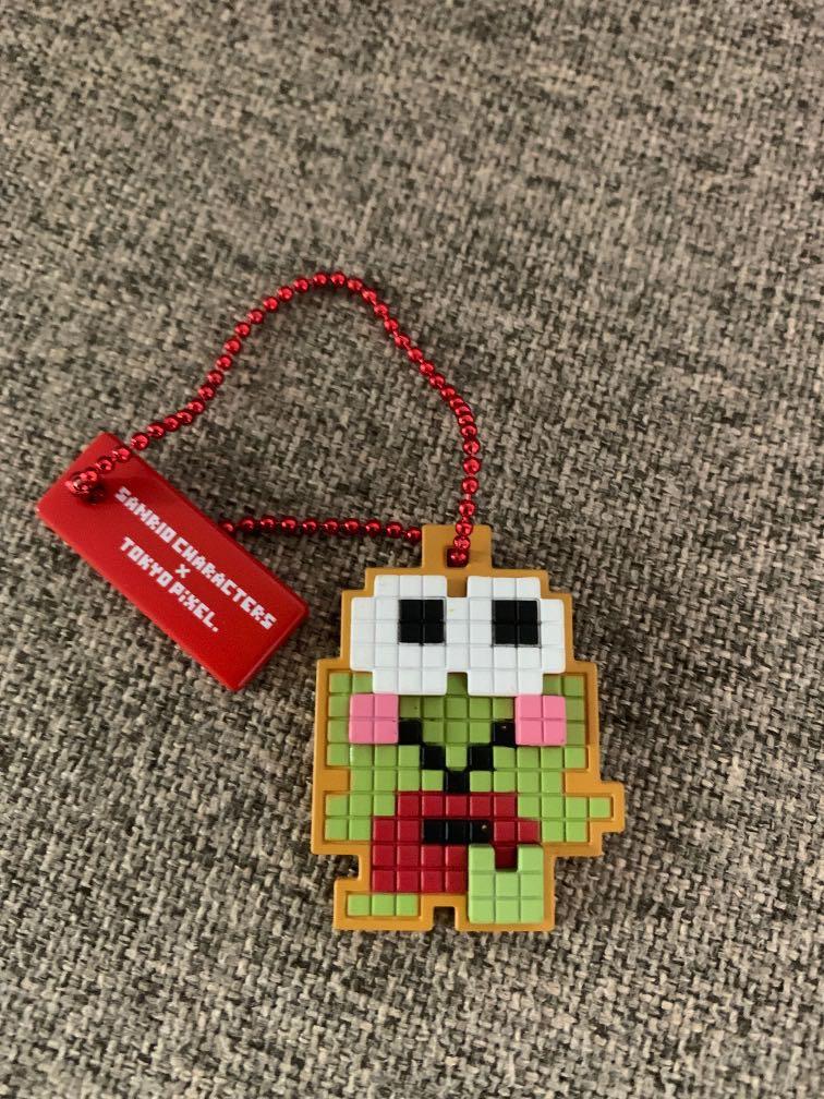 Sanrio Character X Tokyo Pixel keroppi key chain, 興趣及遊戲, 旅行, 旅遊 - 旅行必需品 ...