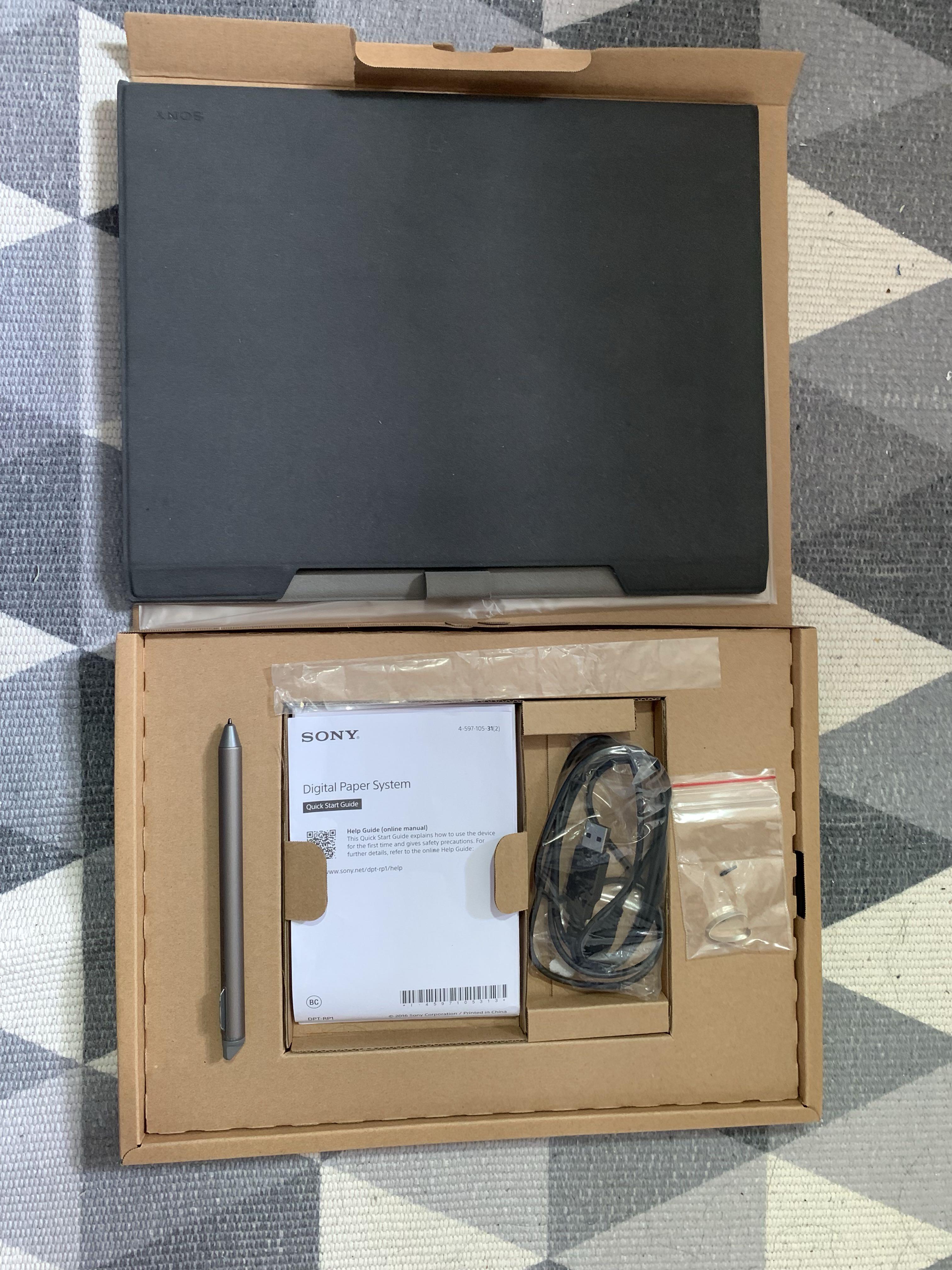 Sony Digital Paper DPT RP1 Black 13.3’ 幾乎全新 見圖, 音響器材, 可攜式音響設備 on Carousell