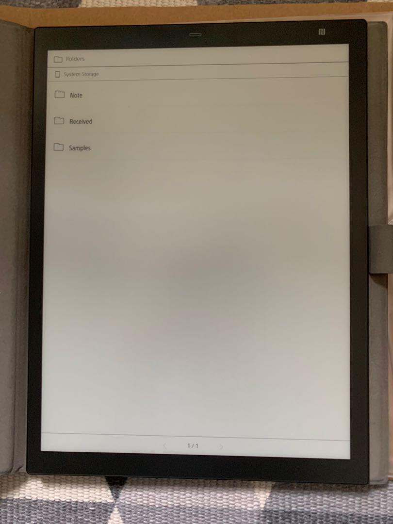 Sony Digital Paper DPT RP1 Black 13.3’ 幾乎全新 見圖, 音響器材, 可攜式音響設備 on Carousell