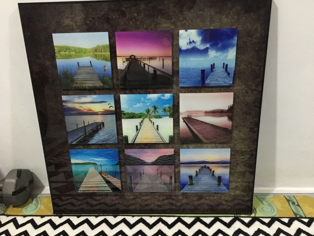 Tiles Lanscape Frame, Furniture & Home Living, Home Decor, Carpets ...