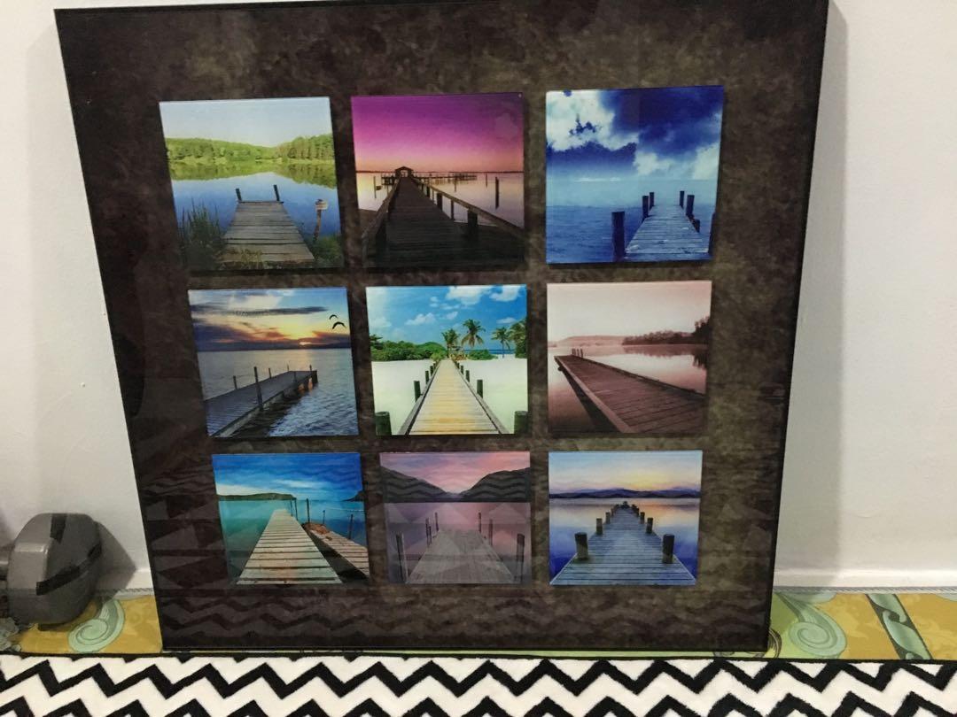 Tiles Lanscape Frame, Furniture & Home Living, Home Decor, Carpets ...