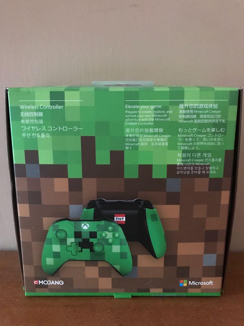 Xbox Wireless Controller (Minecraft Creeper), Video Gaming, Gaming ...