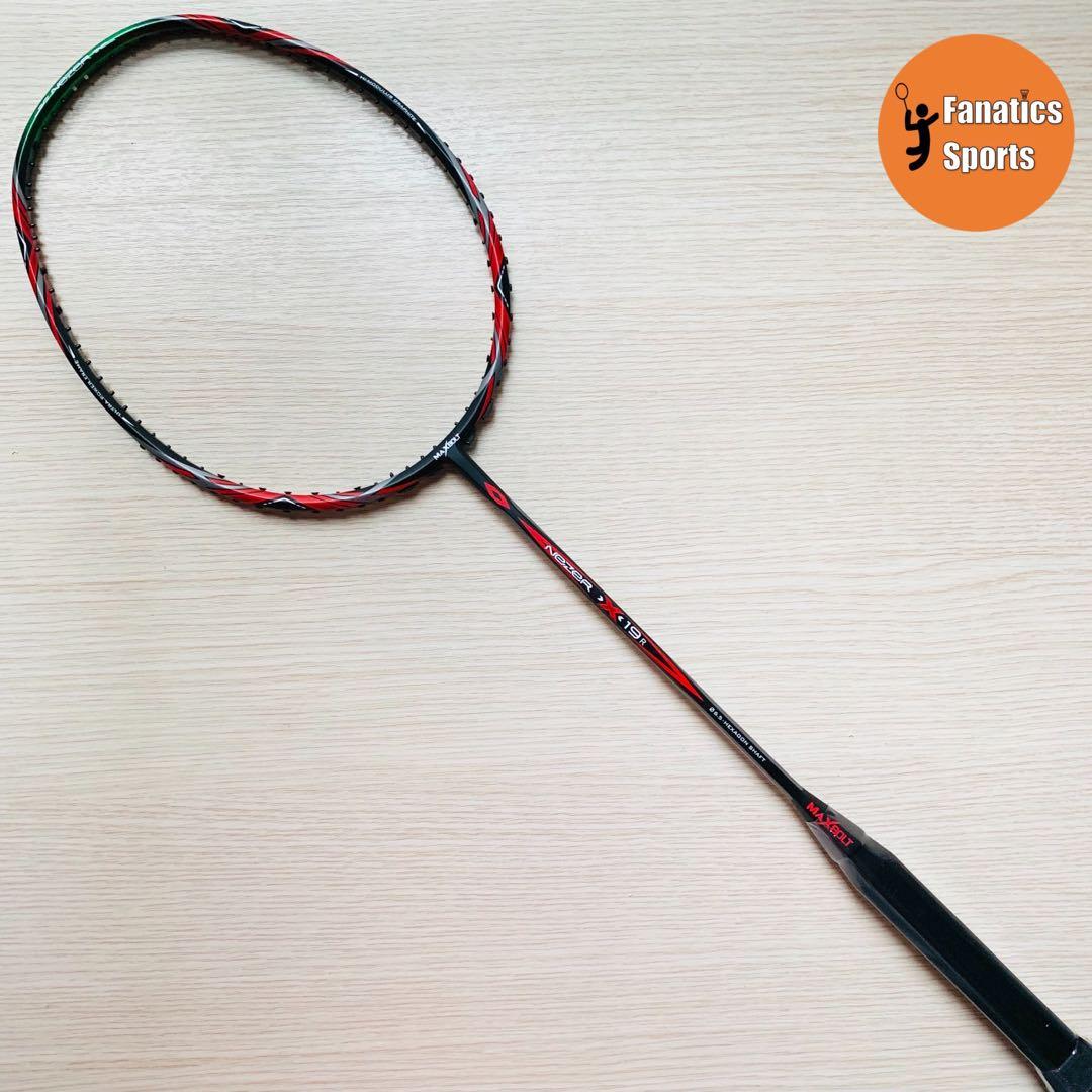 Brand New Maxbolt Nezer X19 Ultra Light Head Heavy 65g Badminton Racket ...
