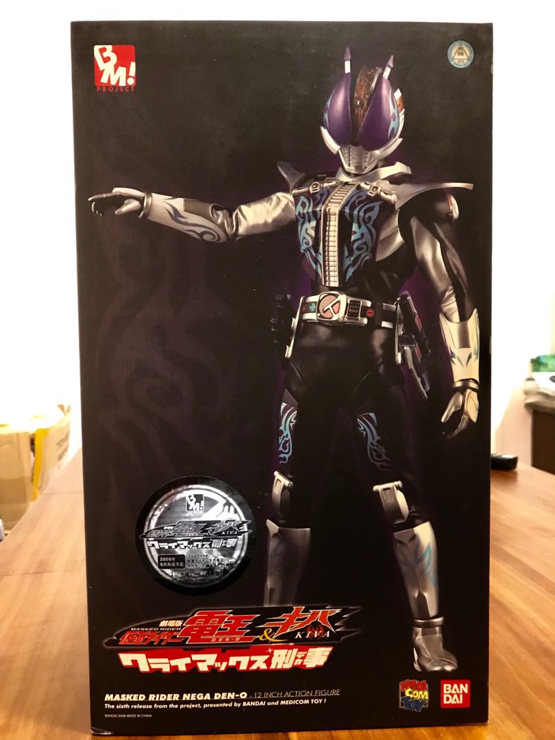 全新日版 12" 1/6 Medicom Project BM Masked Rider 幪面超人 NEGA DEN-O (初版 負電王 ...