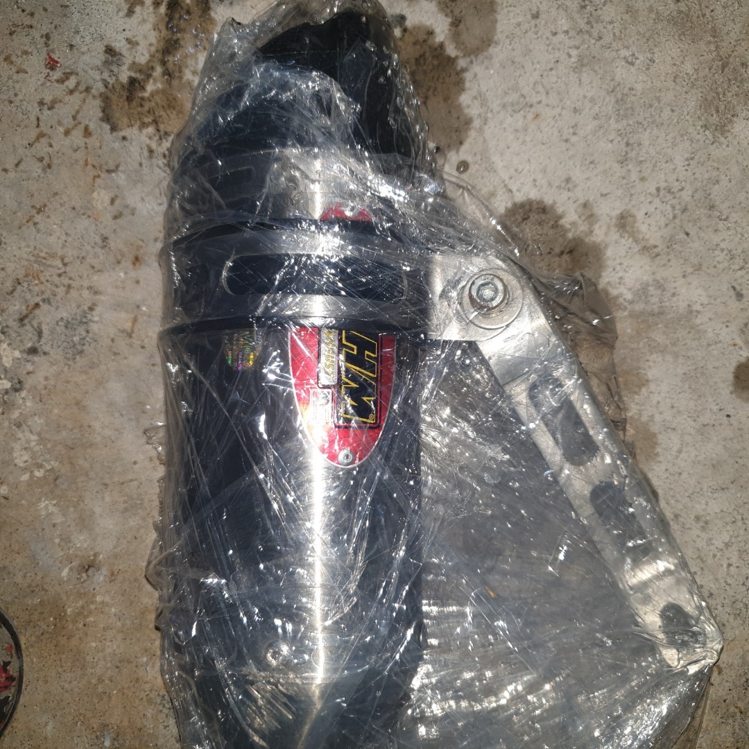 AHM Exhaust, Motorcycles, Motorcycle Accessories on Carousell