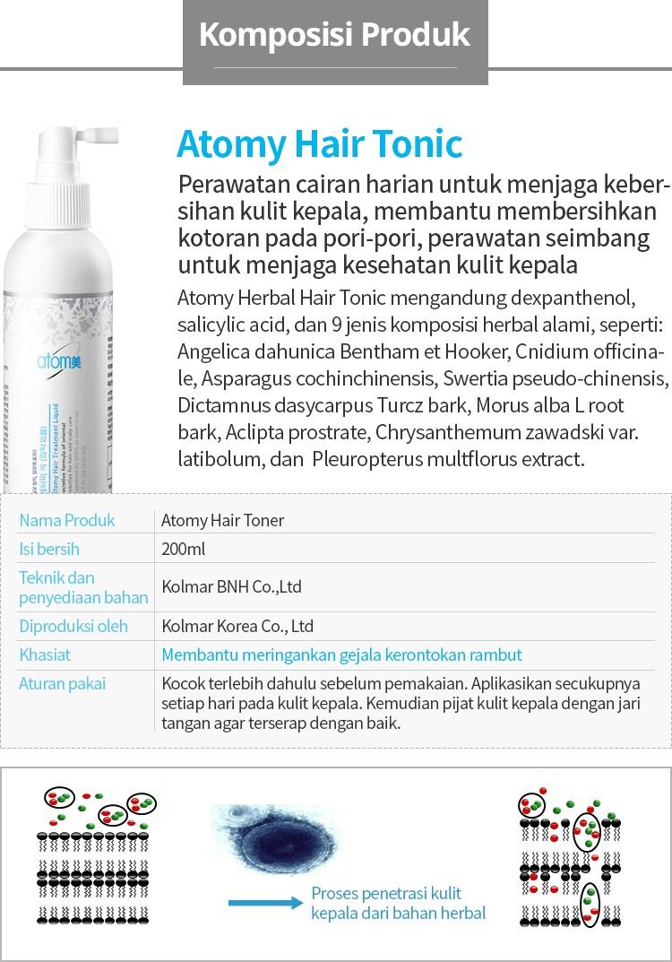 Atomy hair tonic, Kesehatan & Kecantikan, Perawatan Rambut di Carousell