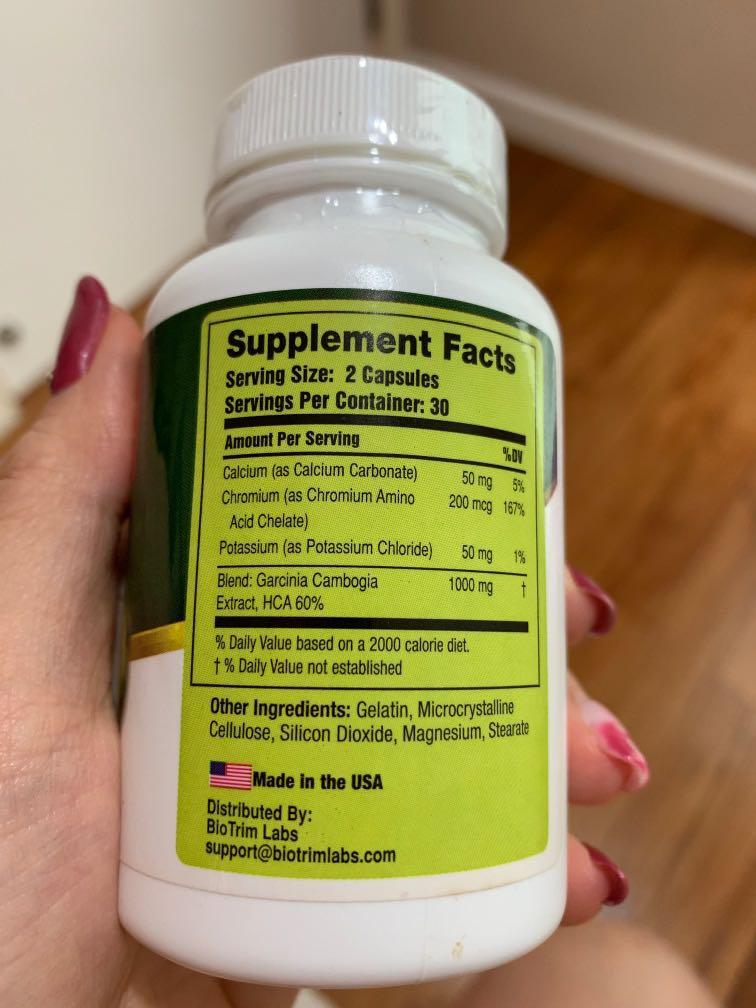 BioTrim Labs Pure Cambogia Ultra, Health & Nutrition, Health ...