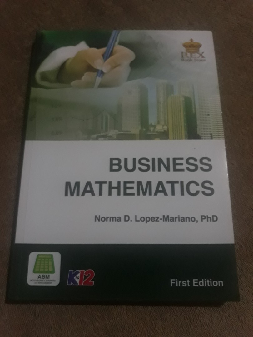 Business Math SHS Book, Hobbies & Toys, Books & Magazines, Assessment ...