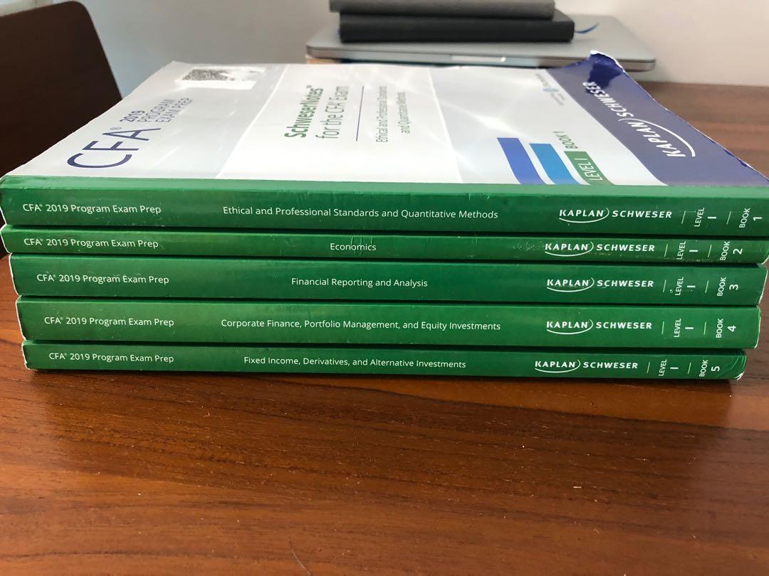 CFA LEVEL 1 schweser notes +quicksheet, Books & Stationery, Textbooks ...