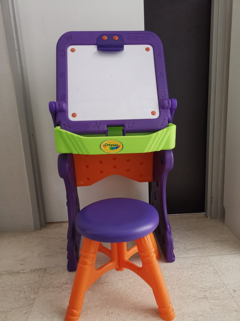 Crayola magnetic white board with stool, Babies & Kids, Baby Nursery ...