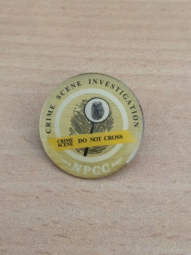 Crime scene badge npcc, Hobbies & Toys, Memorabilia & Collectibles ...