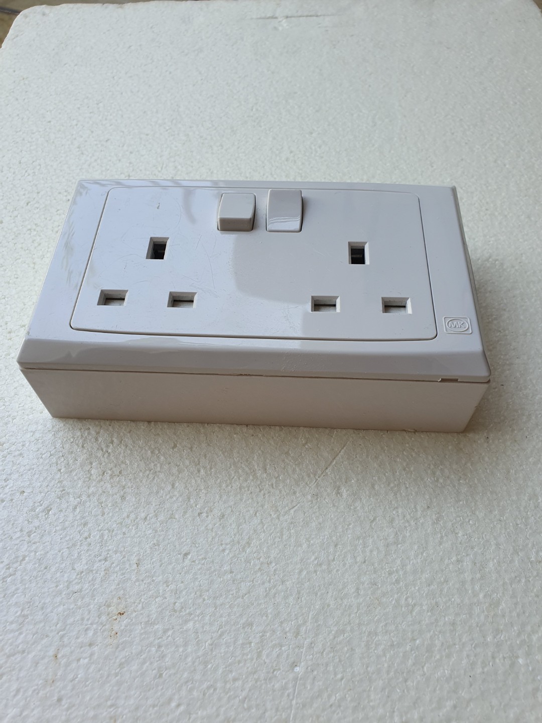 Double gang Power Wall Socket, TV & Home Appliances, Electrical ...
