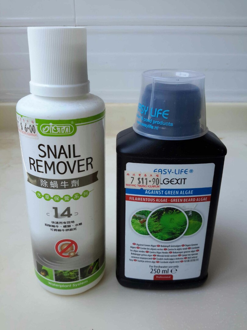 Easy life algae exit and Ista snail remover, Pet Supplies, Homes ...