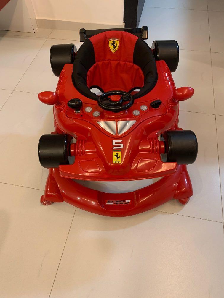 Ferrari baby walker, Babies & Kids, Infant Playtime on Carousell