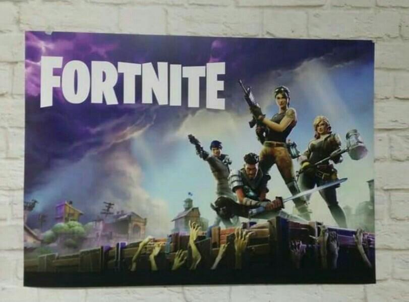 FORTNITE EPIC GAME POSTER, WALL ART DECOR, Video Gaming, Gaming ...
