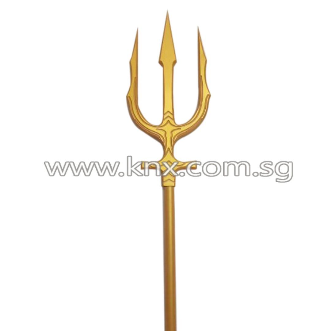 Cosplay Justice League Aquaman Wooden Trident of Neptune, Everything Else on Carousell