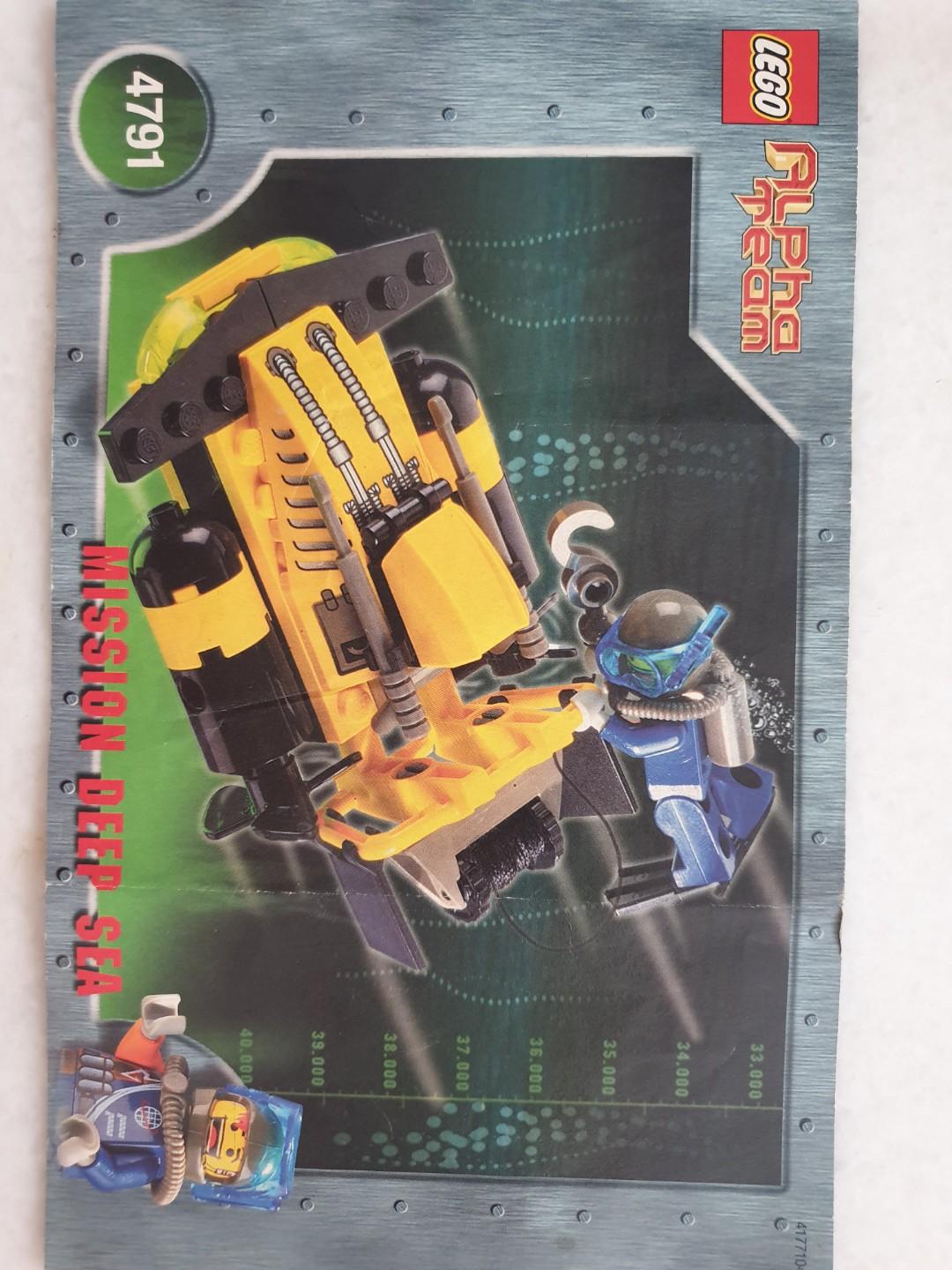 Lego 4791 Alpha Team Mission Deep Sea - Sub-surface Scooter, Hobbies ...