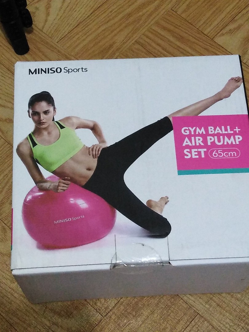 Miniso Exercise Ball, Sports Equipment, Other Sports Equipment and ...