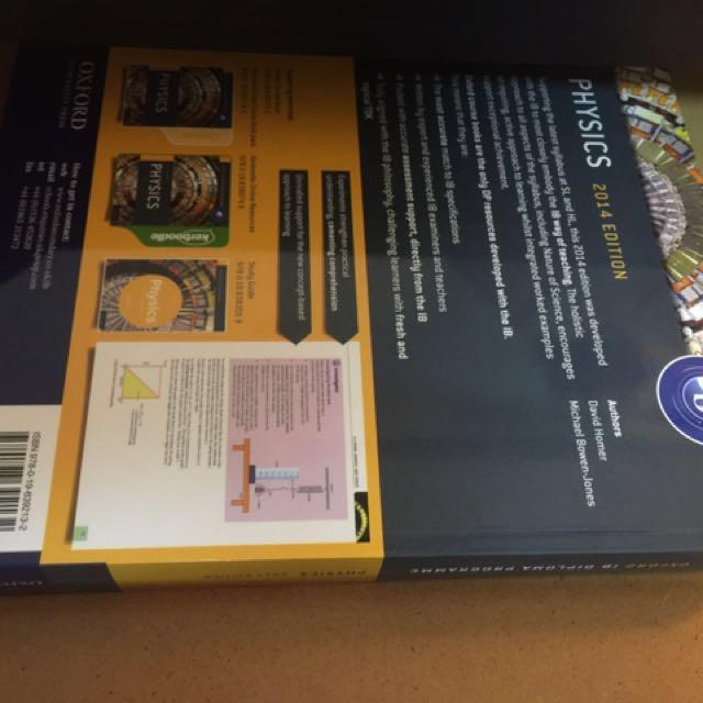 New IB Physics SL textbook, Hobbies & Toys, Books & Magazines ...