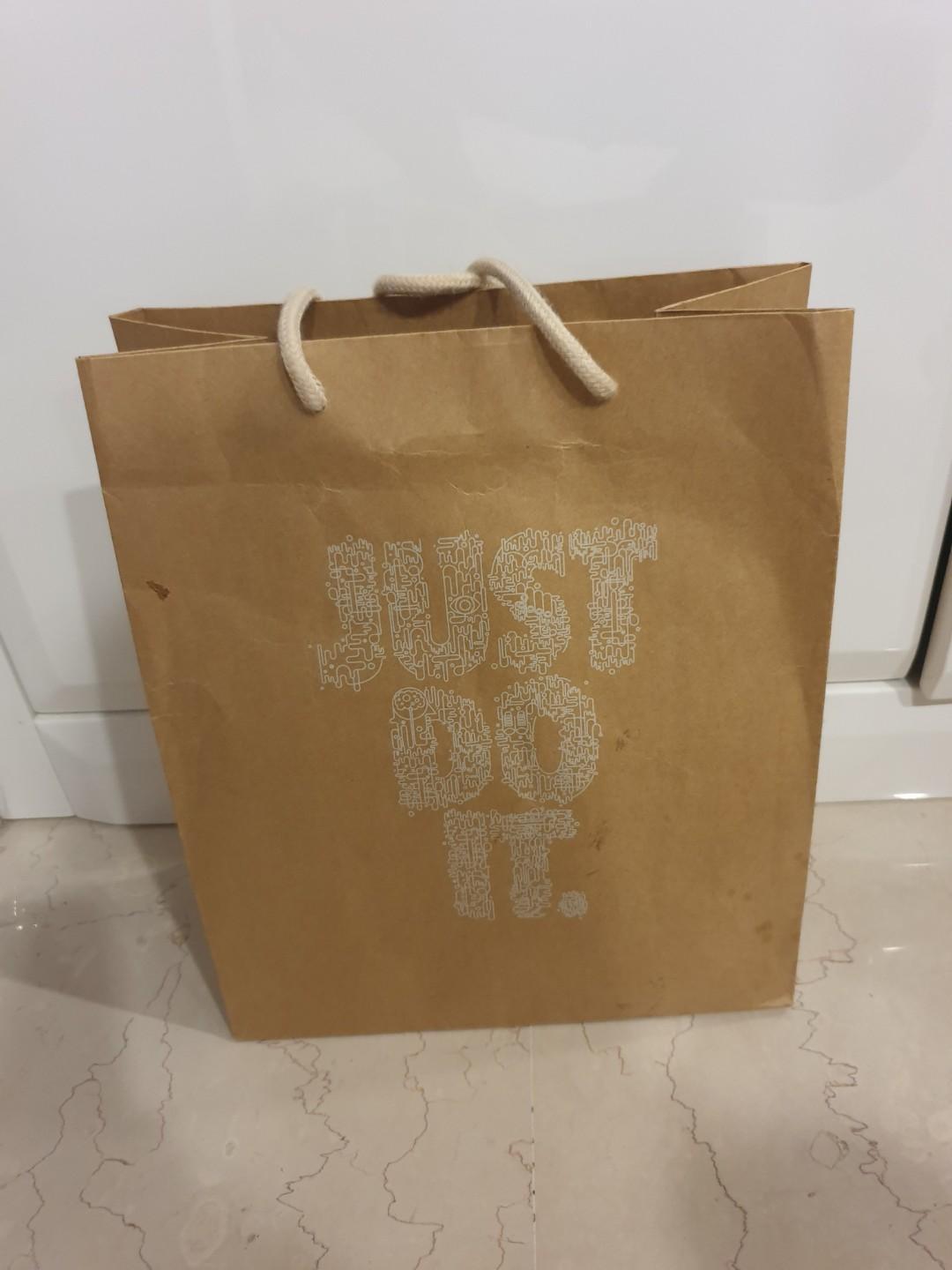 Nike Paper Bag, Everything Else on Carousell